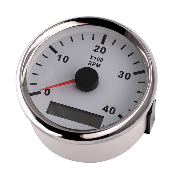 85MM 4000/6000 RPM Marine Tachometer Outboard Waterproof Tachometer ...