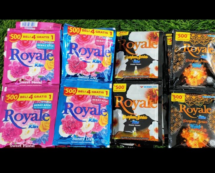 PAKET HEMAT ROYALE SOFTENER isi 4 renceng | Lazada Indonesia
