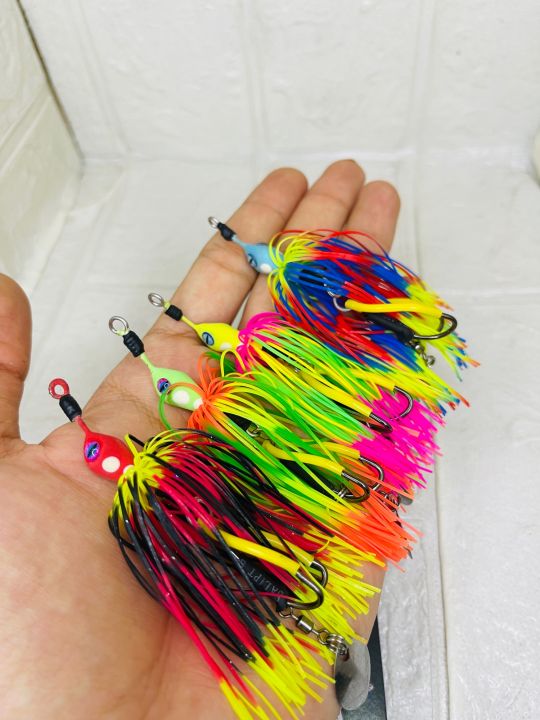Spin frog / Swimbait / Spinner double hook 12 gram mata 3d bk lure ...