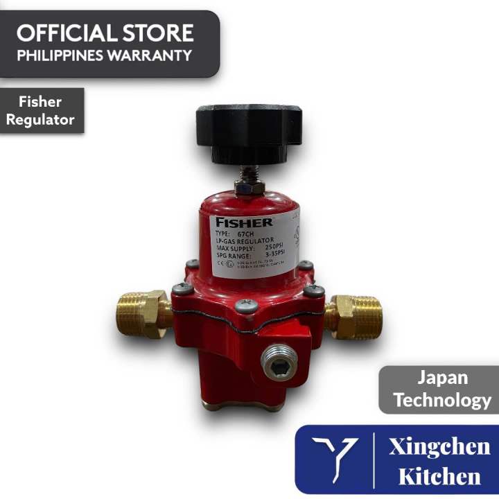 HIGH PRESSURE (FISHER) LPG GAS REGULATOR USA(EMERSON) 67CH-743 Commercial Type Usage Gas LPG ...