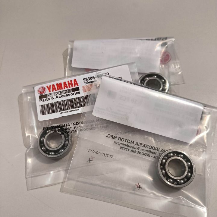 CAMSHAFT BEARING SMALL (6001) JAPAN GENUINE SNIPER135/150~NMAX V1 V2~ AEROX V1 V2~R15~YTX125(1PC ...