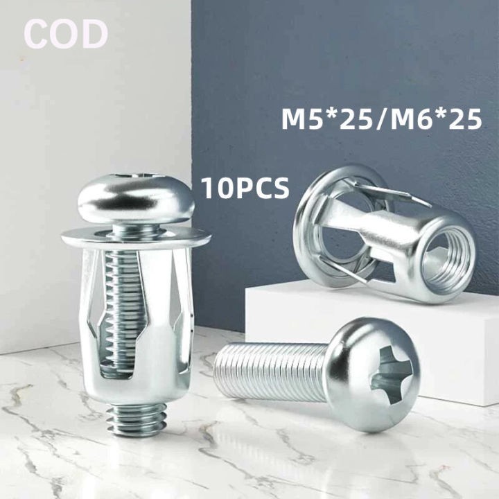 Jack Nut - Rivet Plat Metal Mur Baut Drat Sekrup Fisher M4 M5 M6 Skrup ...