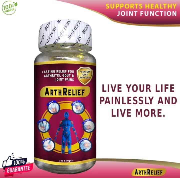 ARTHRELIEF treatment for gout arthritis, Osteoporosis, Osteoarthritis ...