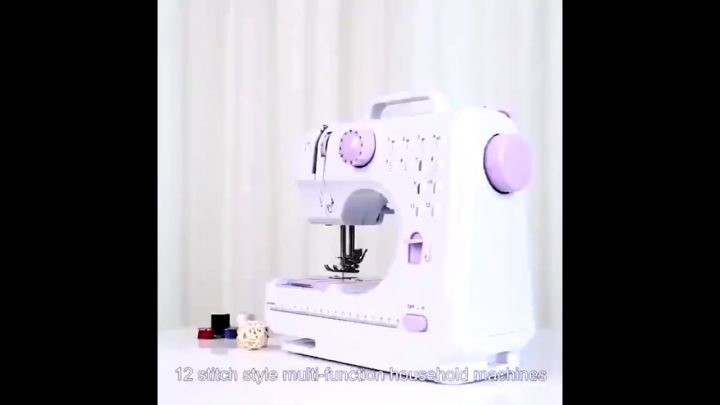 Romoss Máy may điện gia dụng Máy may đa năng 12 mũi khâu hệ thống ren ...