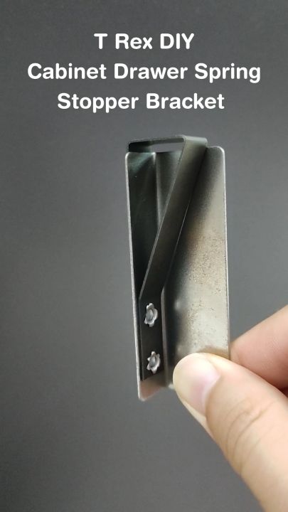 Y&Y Eco Cabinet Drawer Spring Stopper Bracket / Metal Stopper / Drawer ...