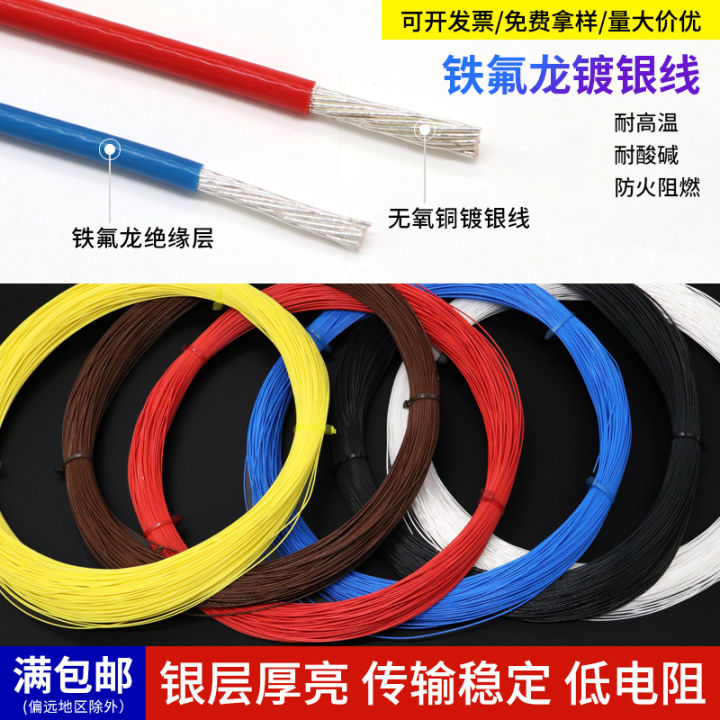 Teflon Silver Jacketed Wire High Heat-Resistance Wire High Temperature ...