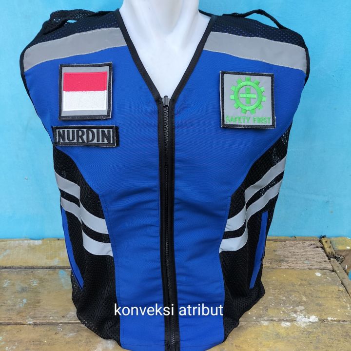 rompi safety proyek k3 keren | Lazada Indonesia