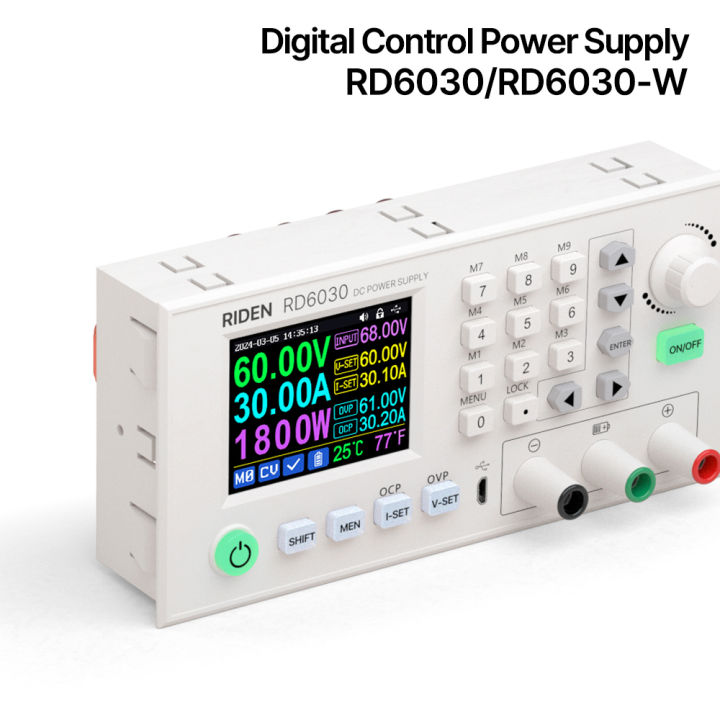 RD6030-W 60V 30A DC DC Voltage Current Step-down Stabilized Lab Power Supply Module Buck ...