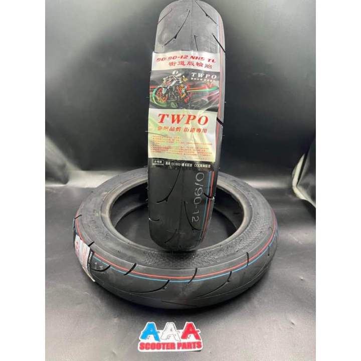 ยาง TWPO ใส่รถป๊อป lead รถไฟฟ้า 90/90-12 (ราคาต่อเส้น) | Lazada.co.th