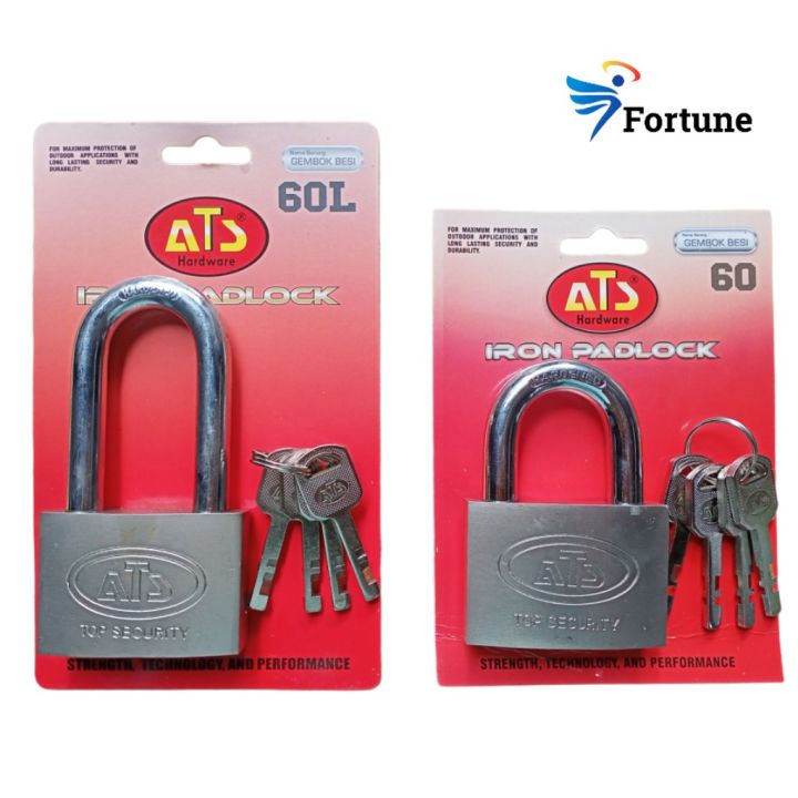 GEMBOK ATS 30 40 50 60 PANJANG PENDEK / GEMBOK PAGAR | Lazada Indonesia