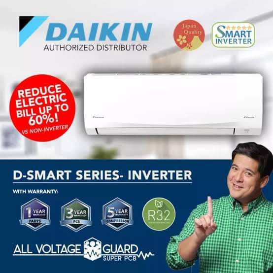 Dai'kin 0.8hp D-Smart Inverter Airconditioner | Lazada PH