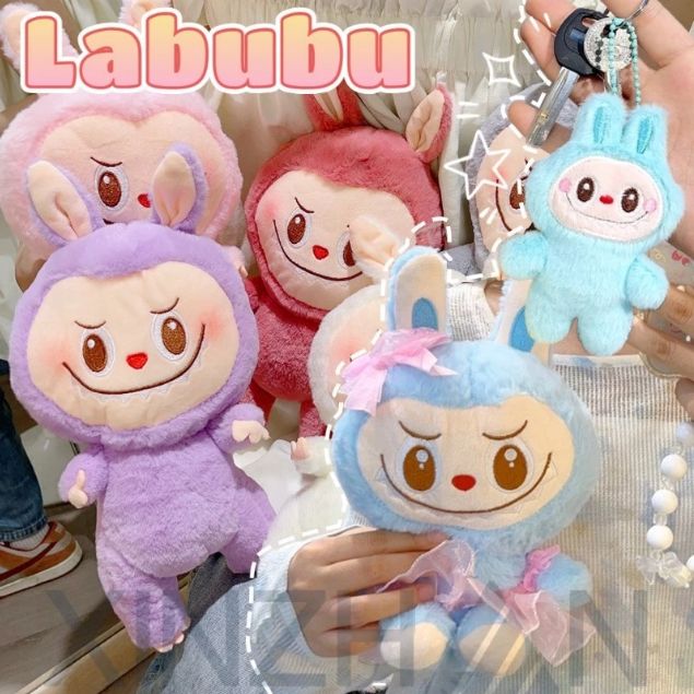 🔥30cm Cute Labubu Plush Toy Stuffed Animals Labubu Soft Doll Kids Toys ...