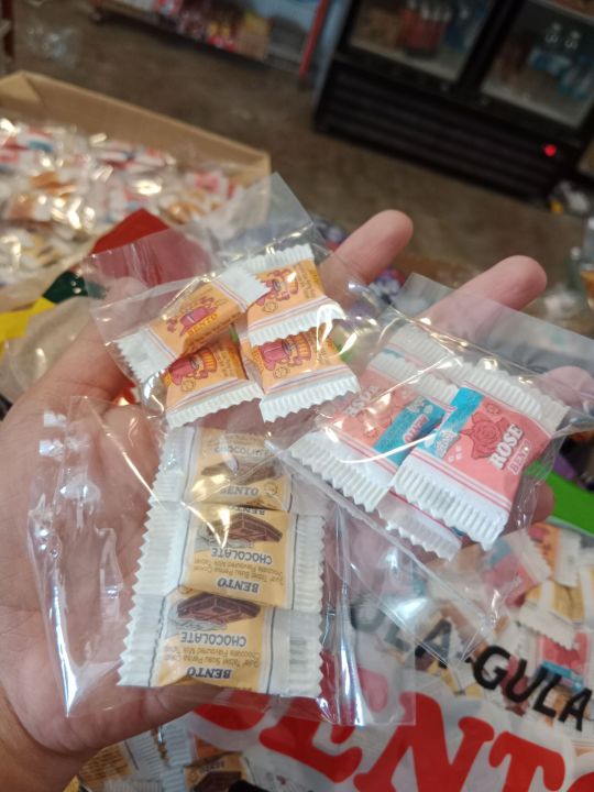 Gula gula bento legend 5biji perisa Ros candy | Lazada