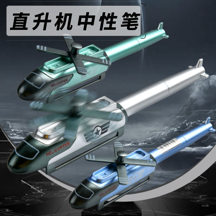 Creative Helicopter Design Folding Transforming Neutral Pen Black ...