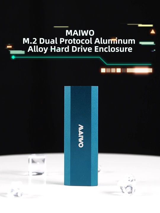 MAIWO Toofree SATA M.2 NVMe SSD Enclosure external USB type C 10Gbps M2 ...