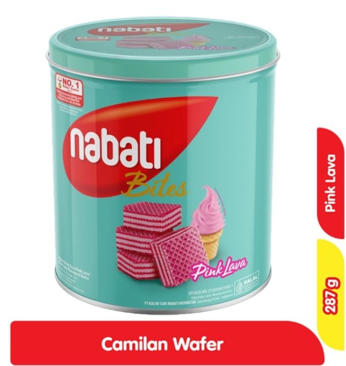 Nabati Wafer Pink Lava Kaleng 287 gram | Lazada Indonesia