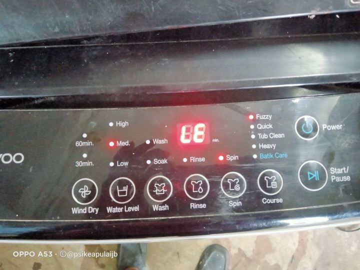 buku manual Daewoo washing machine 7kg | Lazada