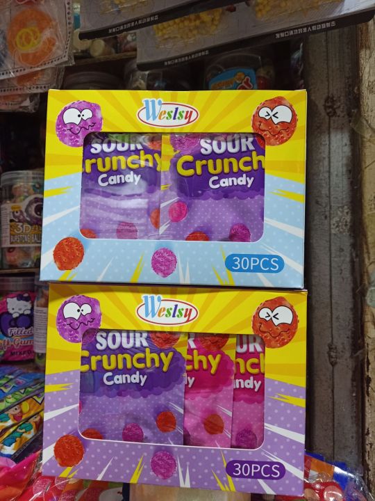 SOUR CRUNCHY CANDY | 30 PIECES | Lazada PH