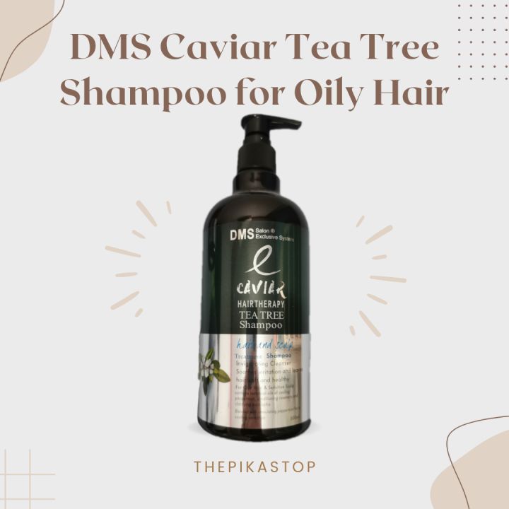 DMS Caviar Tea Tree Oil Hairtherapy Shampoo for Oily and Itchy scalp ...