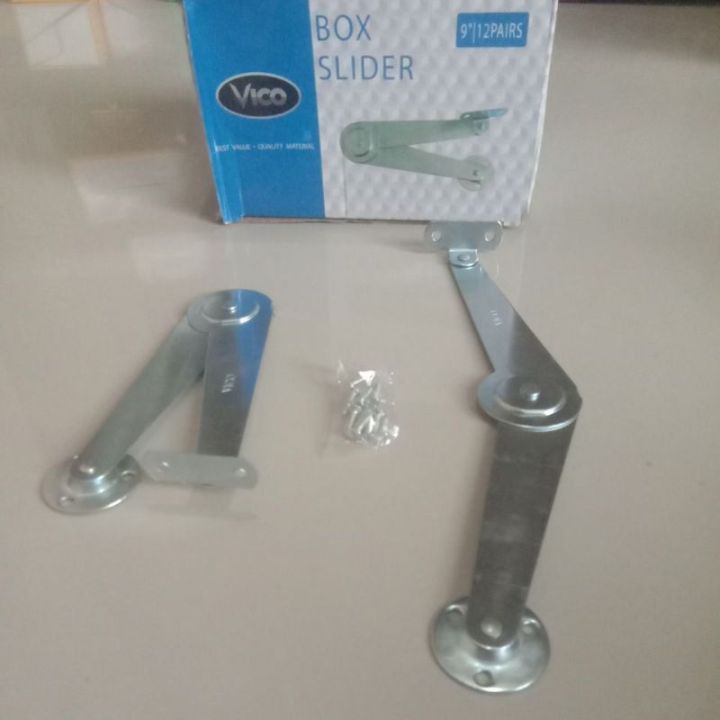 ENGSEL SALON 9" VICO PUTIH 2 pcs / SIKUTAN JENDELA LIPAT 9 INCHI ...