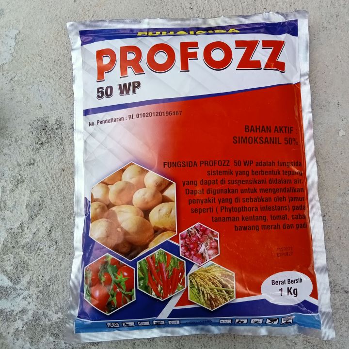 Fungisida Simoksanil PROFOZZ 50 WP 1KG Untuk Mengendalikan Busuk Akar ...