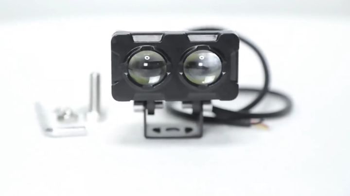 Newest Double LED Mini Driving Light Fog Light Dual Color for ...