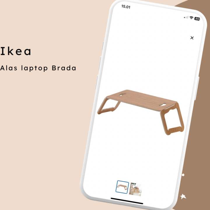 Meja belajar lipat meja tatakan laptop meja lipat Alas laptop Brada ...