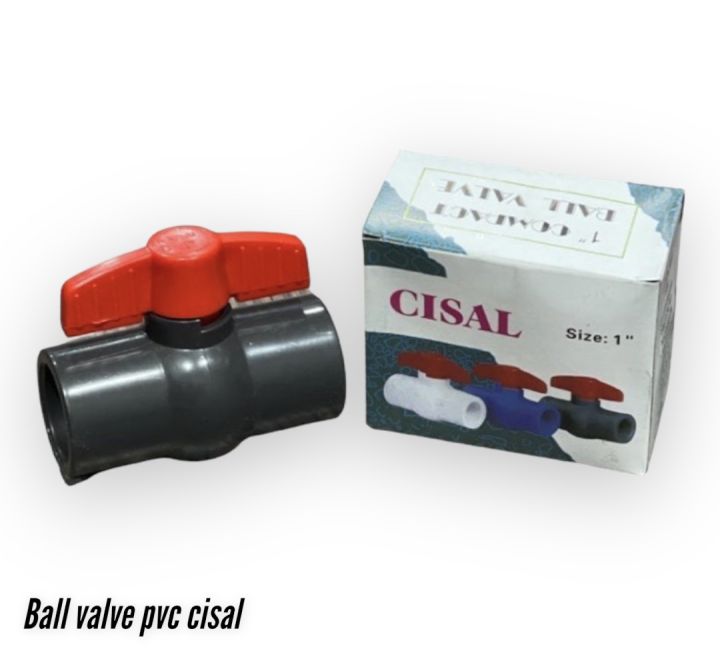 Ball valve pvc 1/2” 3/4” 1” merk cisal - stop kran pvc | Lazada Indonesia