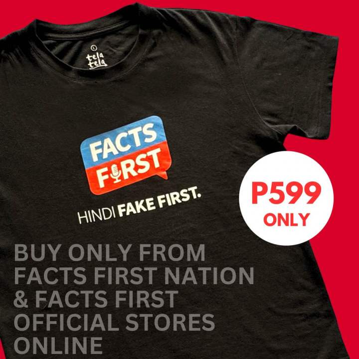 NEW Facts First Shirt [HINDI FAKE FIRST!] | Lazada PH