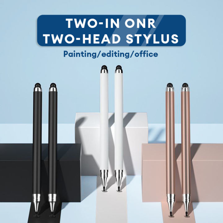 Draw Handwriting Double Head Capacitive Stylus Pen Tablet Touch Screen ...