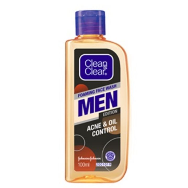Clean & Clear MEN ACNE Oil control Face Wash 100ml | Lazada Indonesia