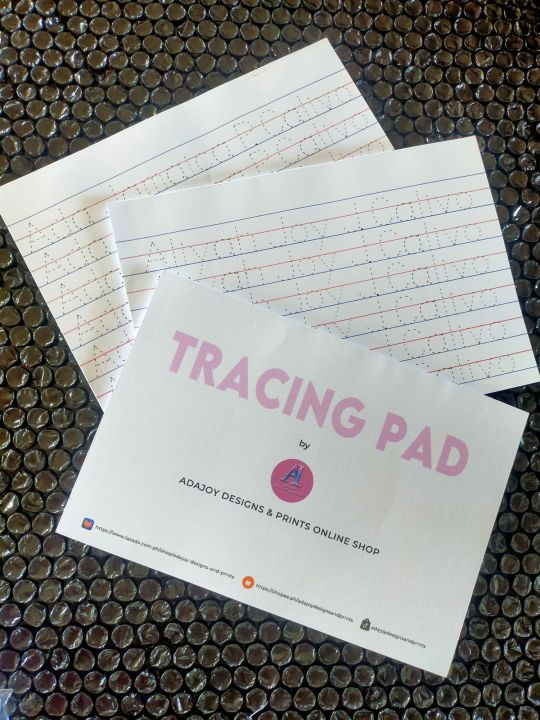 Customized Tracing Pad for kids - Free Layout! | Lazada PH