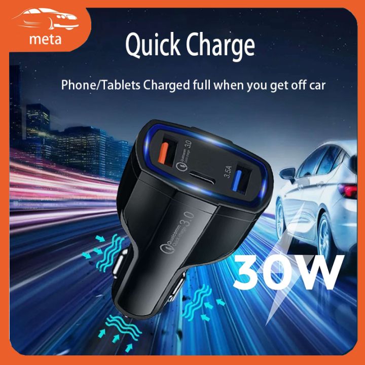 Charger Mobil Fast Charging Charger HP Mobil Super Cepat Car Charger ...