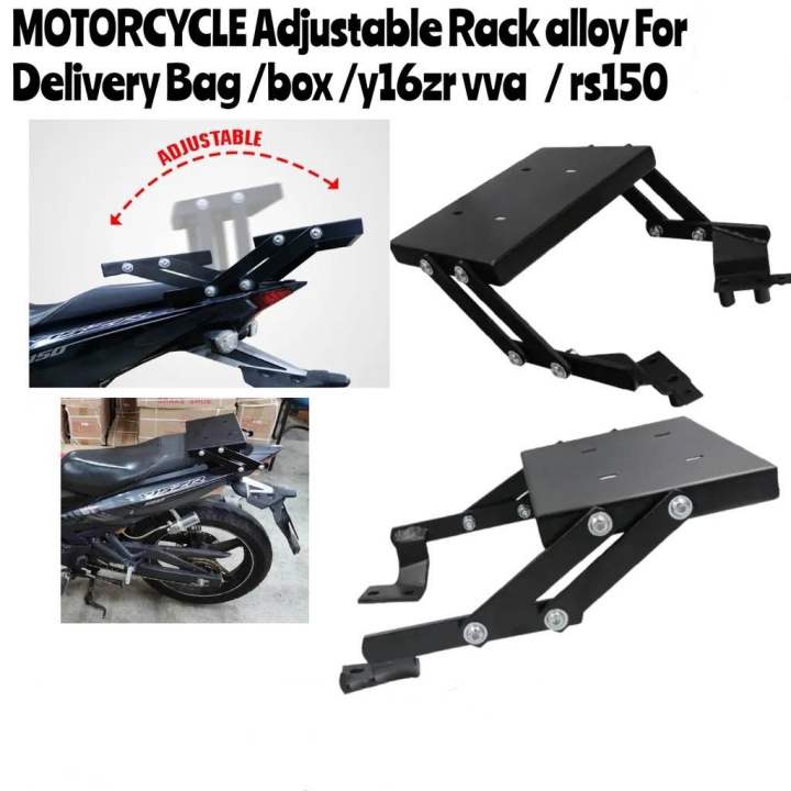 ADJUSTABLE HEAVY DUTY RACK MONORACK HONDA RS150 YAMAHA Y15 LC135 V2-V7 REAR RACK GIVI BOX TOP ...
