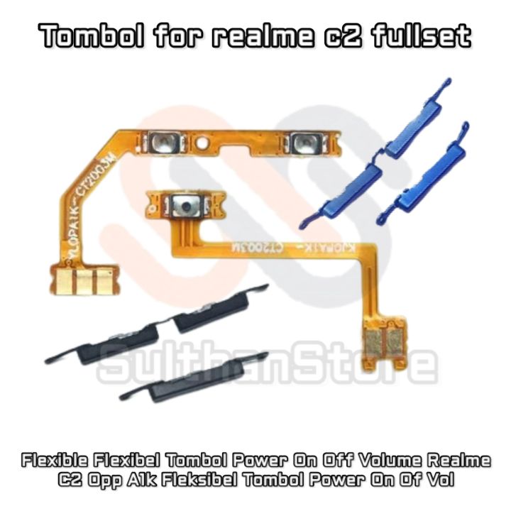 Flexible Flexibel Tombol Power On Off Volume Realme C2 Opp A1k Fleksibel Tombol Power On Of Vol ...