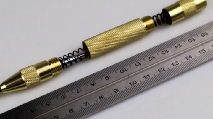 Center Punch Automatic Penanda Titik Bor Dan Paku Besi Baja | Lazada ...