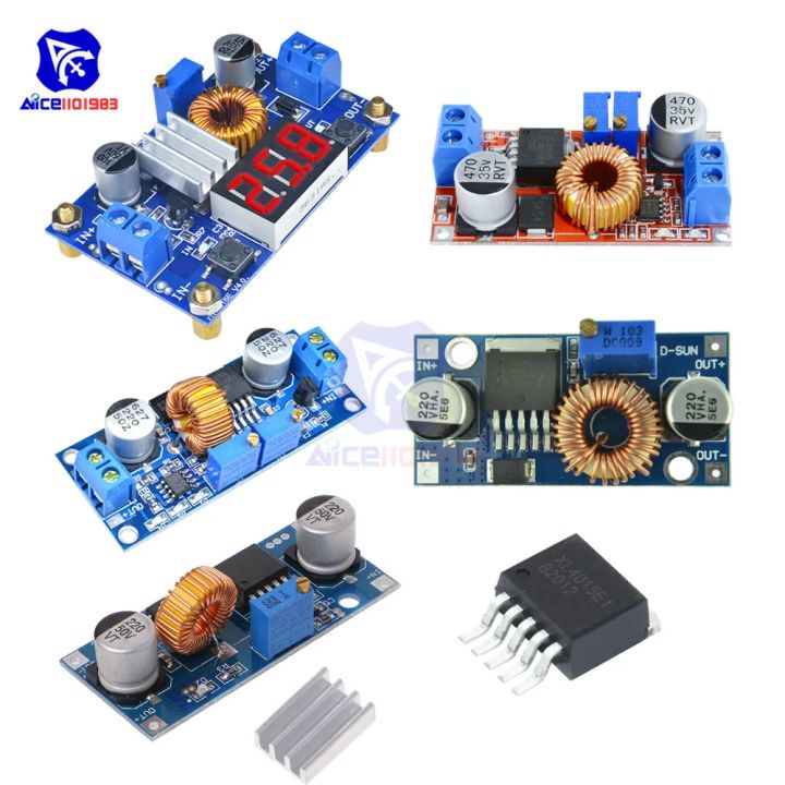 diymore XL4015 CC/CV DC DC 4 -38V to 1.25 -36V Max 5A 75W Step Down Buck Boost Converter Power ...