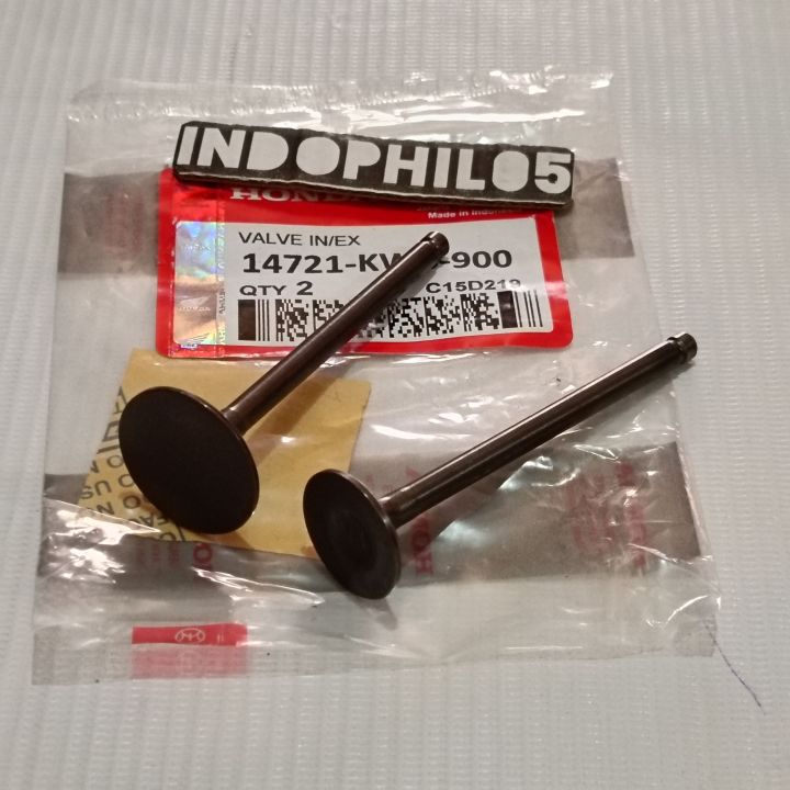 Engine Valve Set Honda Click125 V1 V2 Genuine | Lazada PH