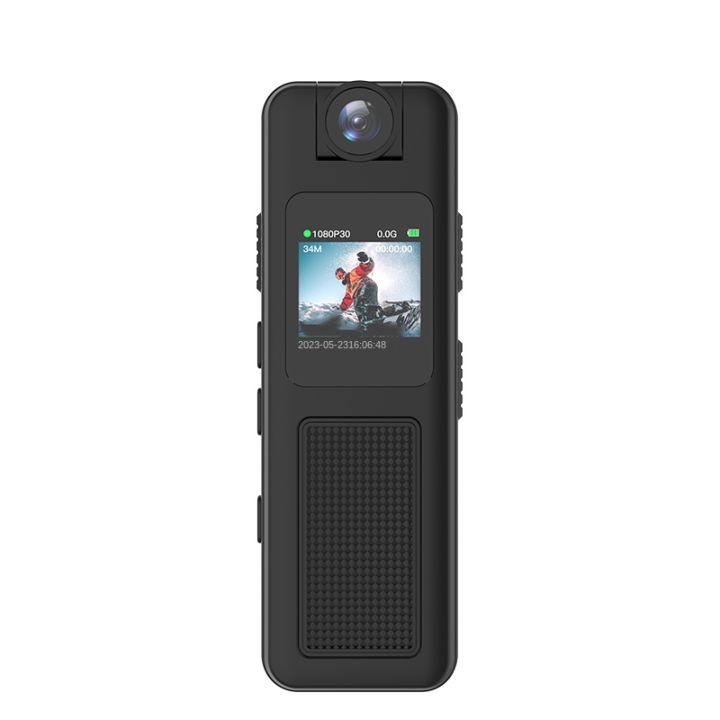 HD Body Camera with Audio Back Clip Night Vision - Wearable Mini Camera ...