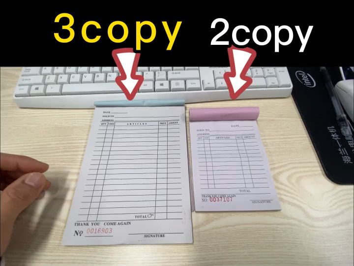 Use for business receipt order slip receipt paper duplicate and ...