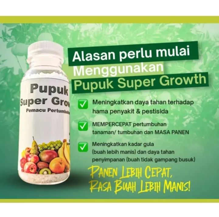 PUPUK SUPER GROWTH ORIGINAL | Lazada Indonesia
