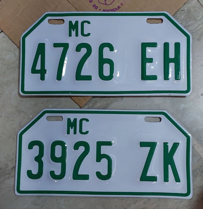 OLD SIZE TEMPORARY MOTORCYCLE PLATE | Lazada PH