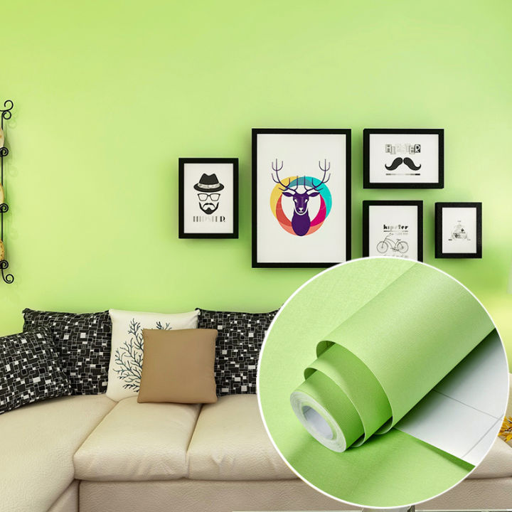 Self Adhesive Wallpaper สีพื้นสำหรับตู้ตู้เสื้อผ้าโรงแรมสีทึบเรียบง่าย ...