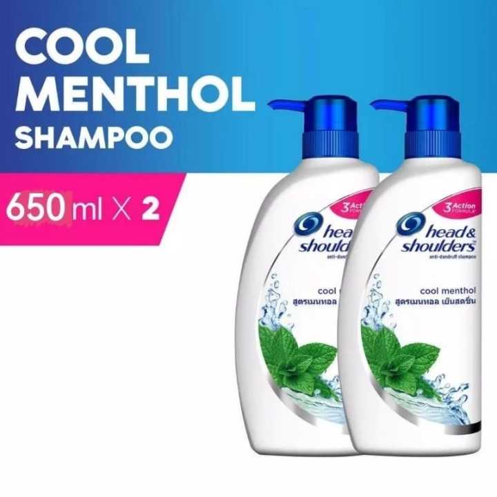 Head & Shoulders Cool Menthol Anti Dundruff 650ml x 2 / 1 | Lazada