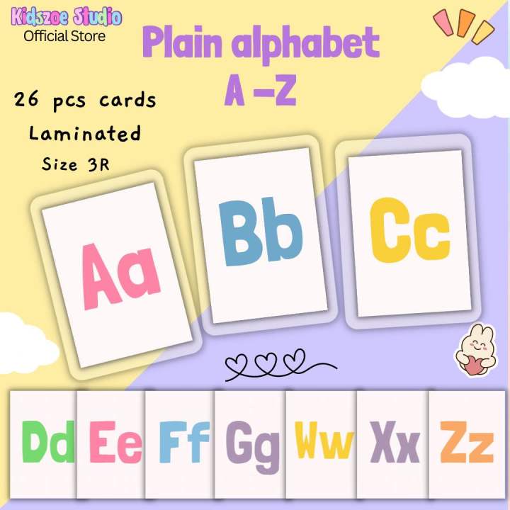 plain simple flashcards 1-100 number alphabet shapes colors laminated ...