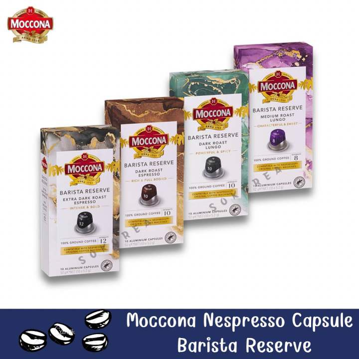 MOCCONA Barista Reserve Capsule ☕️ มอคโคน่า กาแฟแคปซูลรุ่น Nespresso 🇦🇺 ...