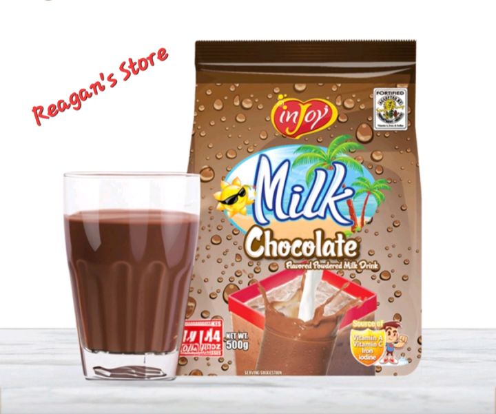 iNJOY JUICE PALAMIG CHOCO MELON BUCO PANDAN FLAVORS 500G | Lazada PH