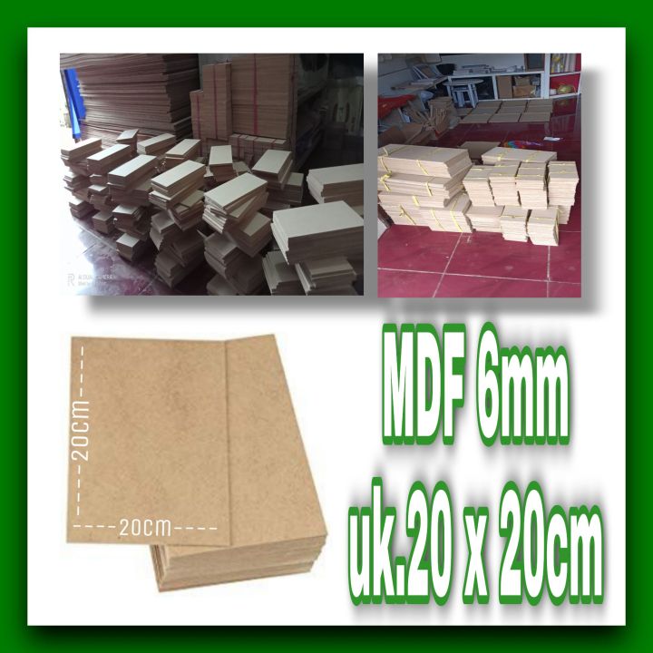 PAPAN KAYU MDF MURAH 6MM/BINGKAI FOTO FRAME HIASAN DINDING 20 x 20cm ...