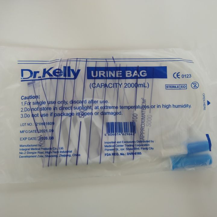DR KELLY URINE BAG 2000 ML SOLD PER PIECE | Lazada PH