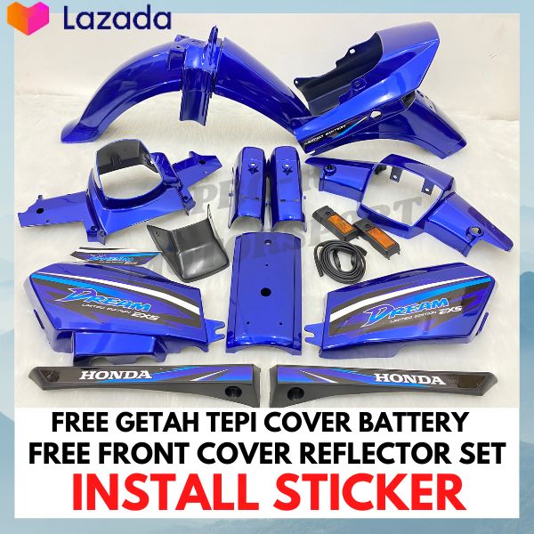 HONDA EX5/EX5 DREAM BODY COVER SET ( INSTALL STICKER )+FREE GIFT (READY ...